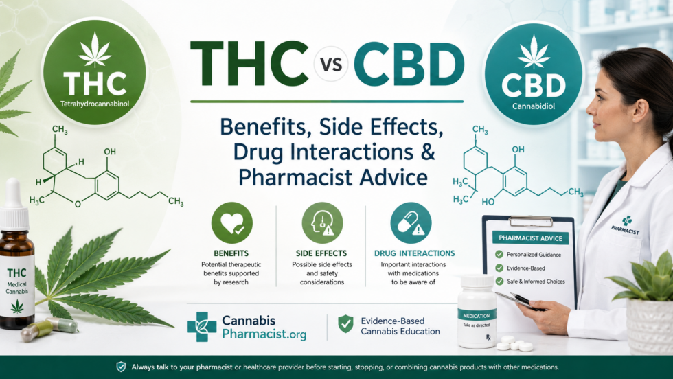 THC vs CBD: Benefits, Risks & Pharmacist Advice